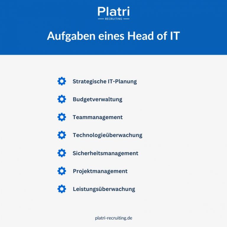 Head of IT - Aufgaben, Gehalt & weitere Info